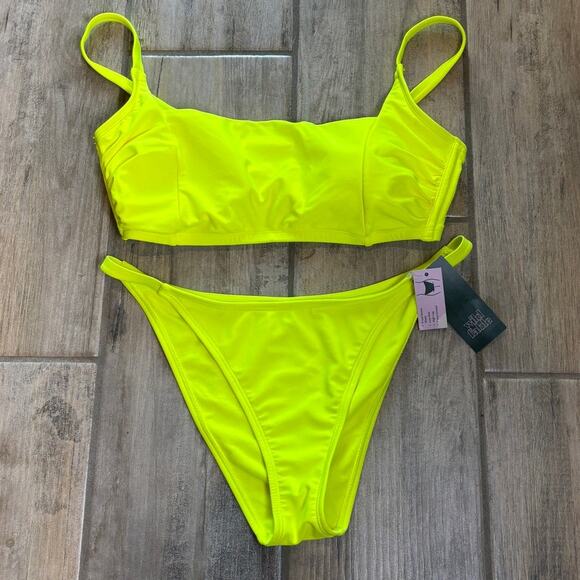 wild fable | Swim | Wild Fable Neon Yellow Cheeky Med Ddd Bikini ...